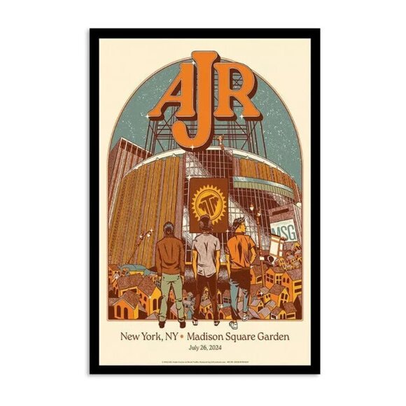 Art | Ajr July 26 224 Madison Square Garden New York Ny Poster | Poshmark